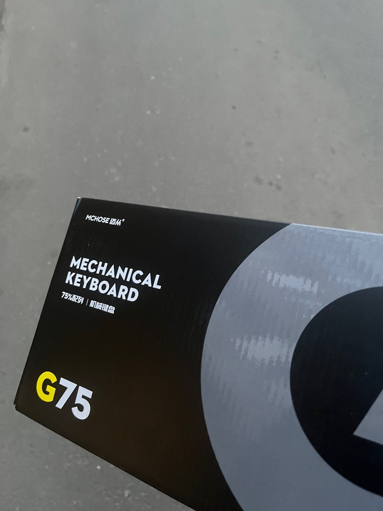 MCHOSE Игровая клавиатура беспроводная MCHOSE G75 Pro, (Huano Matcha Latte V2), Русская ...