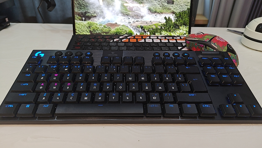 Logitech G G915 X LIGHTSPEED TKL Blue switch Беспроводная механическая ...