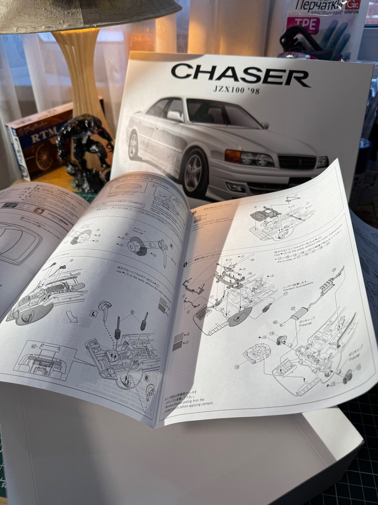 Сборная модель Машинка Aoshima-06146 1/24 Toyota JZX90 Mark II Grande ...