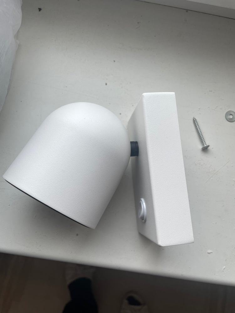 Настенный светильник с металлическим плафоном на 1 лампу в современном стиле Ogma ...