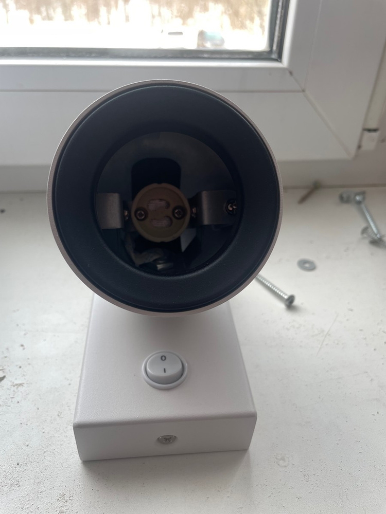 Настенный светильник с металлическим плафоном на 1 лампу в современном стиле Ogma ...