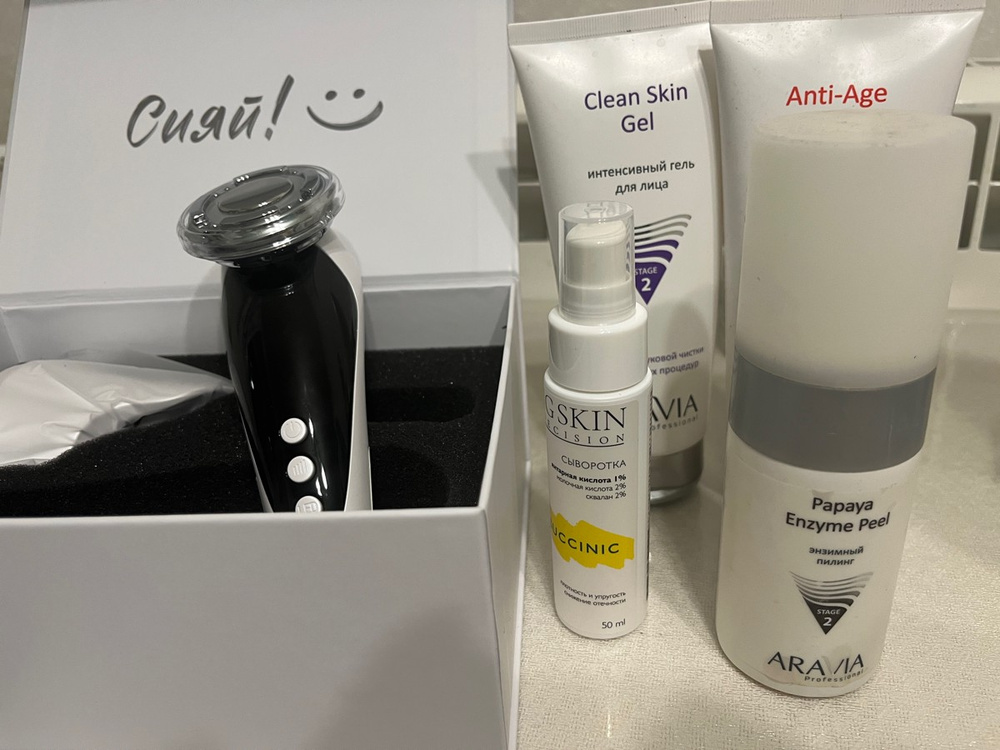 Микротоковый массажер для лица AsiaCare / rf лифтинг / микротоки для лица аппарат купить на OZON ...