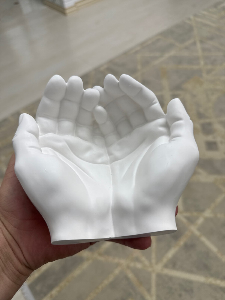 Кашпо руки из гипса, ладони купить c доставкой на OZON по низкой цене ...
