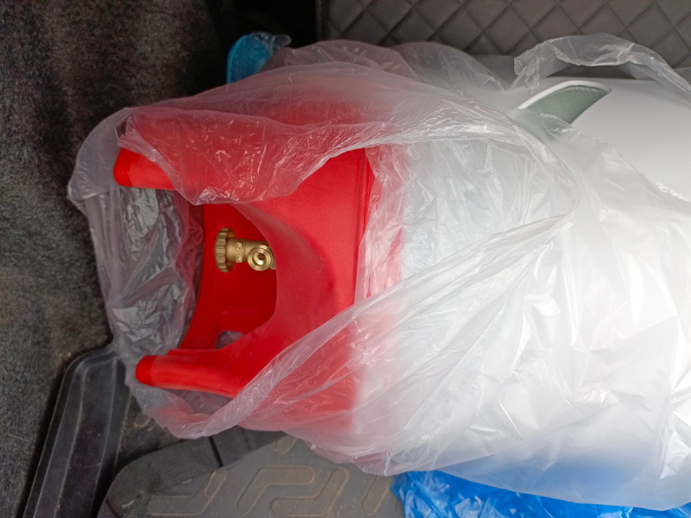 Композитный газовый баллон 13.7 л желтый (пустой) купить на OZON по ...