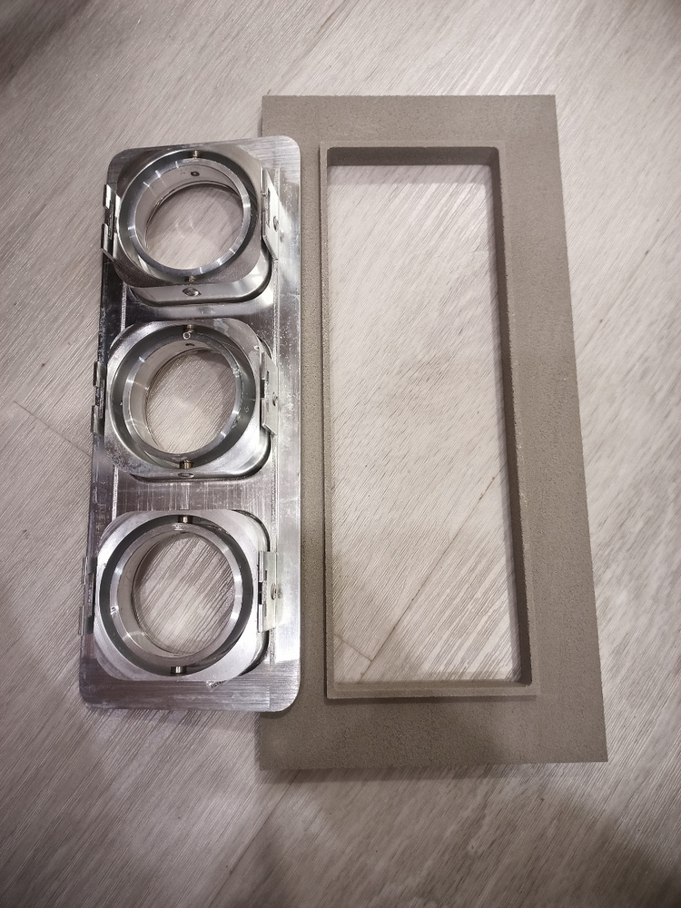 Закладная платформа под светильник для натяжного потолка (прямоугольная ...