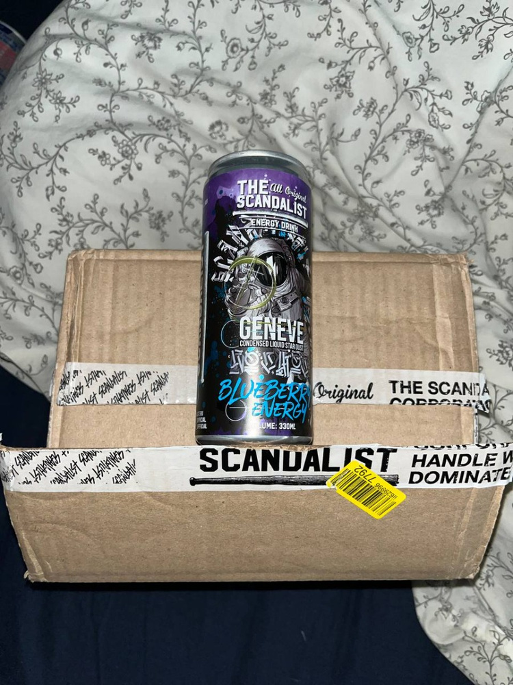 Напиток энергетический The Scandalist Energy Drink "Geneve", 330мл ...