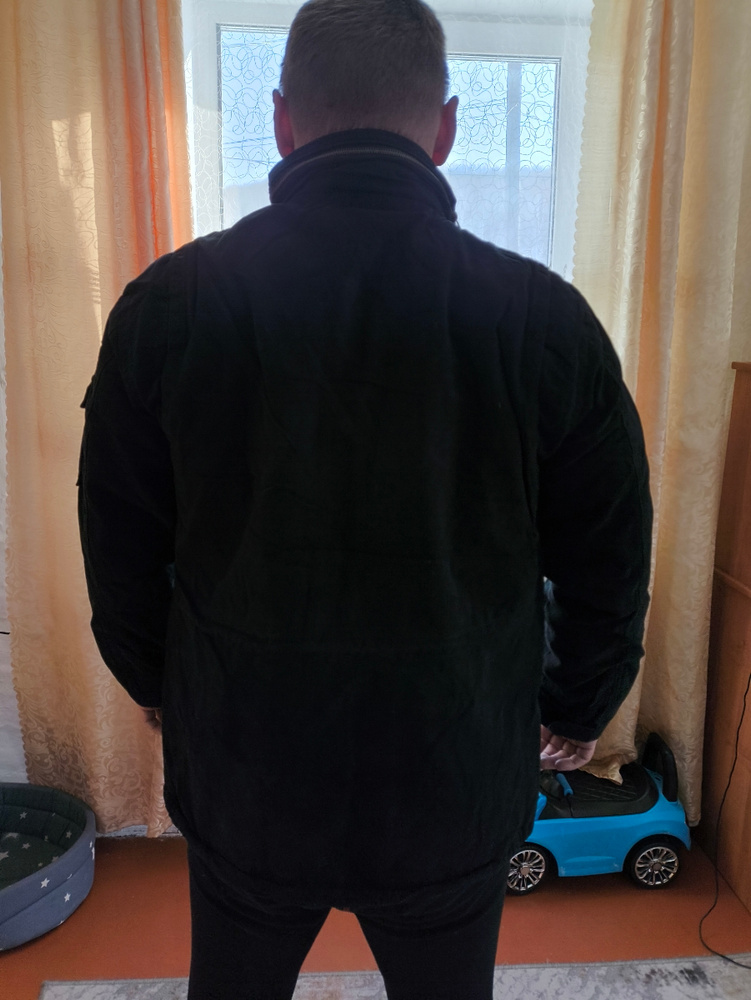 Куртка Мужской Cargo Camp Капюшон, Карманы оливковый стойка Хлопок, размер 56 Длинный Демисезон ...