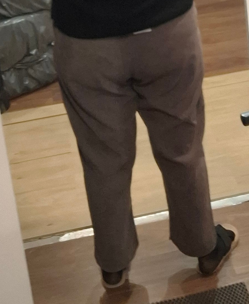 Брюки Женский SPARADA бананы бледно-коричневый большие размеры Вельвет Повседневный, размер 70 ...