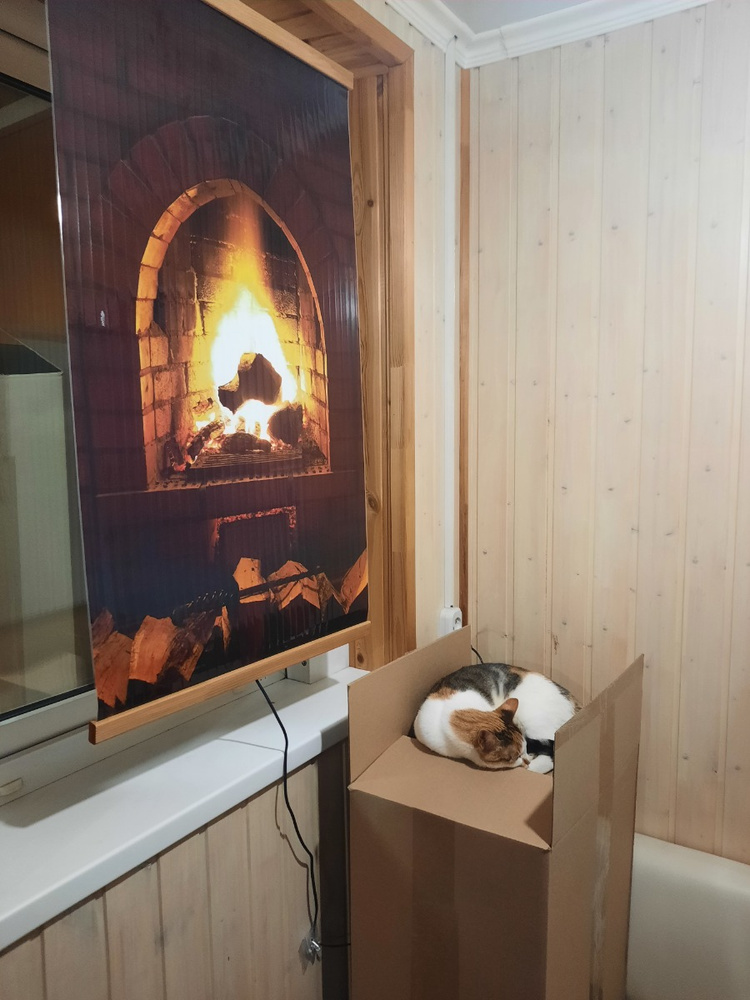 Инфракрасный обогреватель Домашний очаг 500 Вт настенный Подсолнухи ...