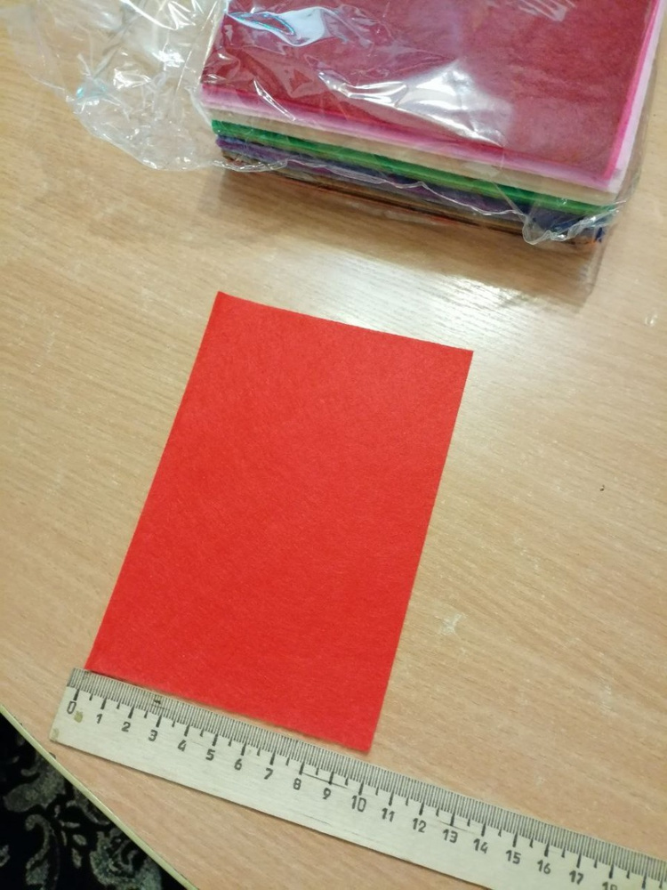 AUQ Листочки из фетра 1 мм, цветной фетр для рукоделия, идеальный для ...