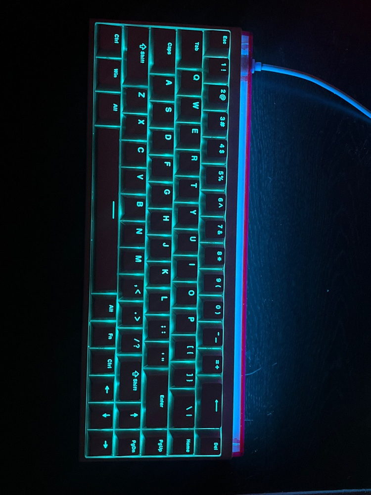 MADLIONS Игровая клавиатура проводная MAD 68 HE RGB Amber Magnetic ...