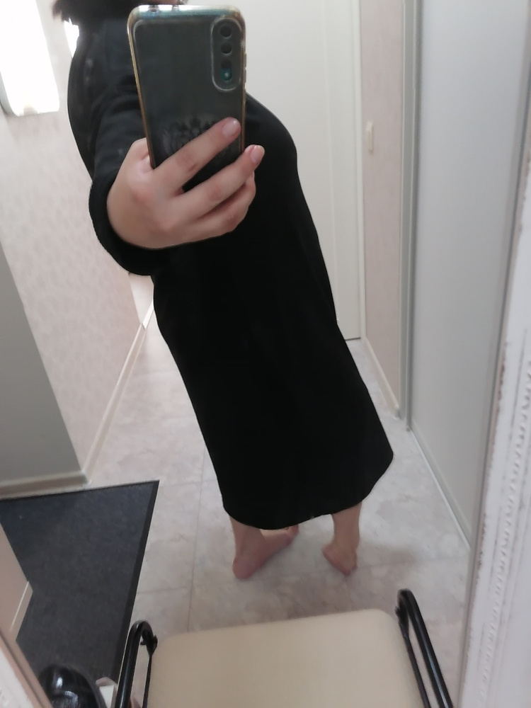 Платье Женский SPARADA светлый джинс платье-свитер Повседневный Длинный Лапша, размер 56, 58 Без ...