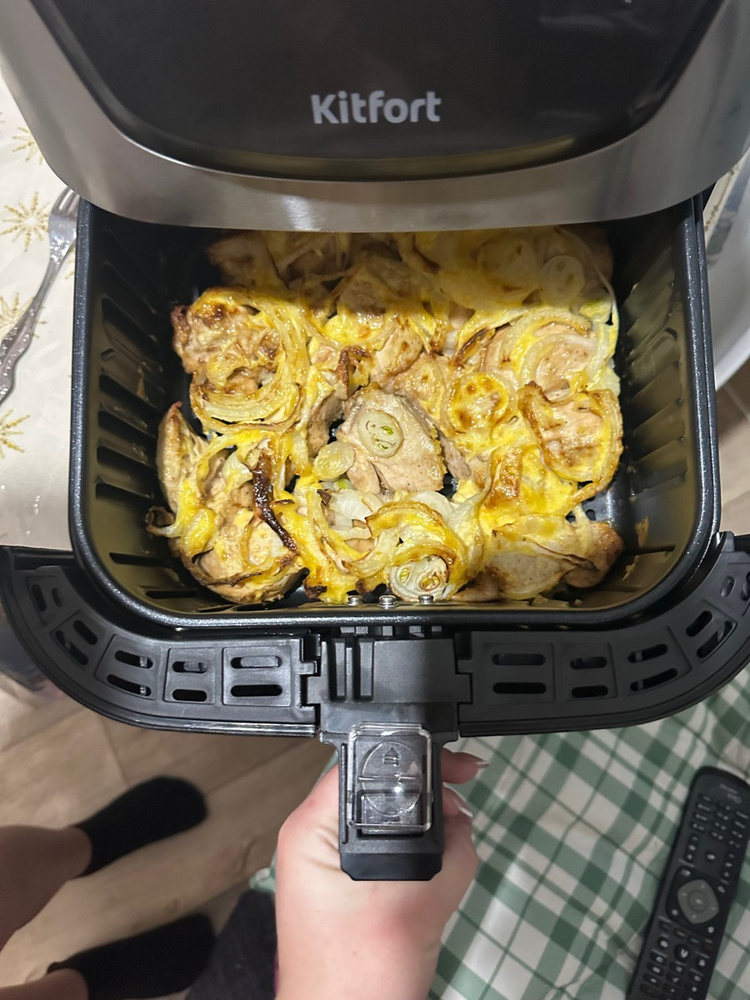 Kitfort Аэрогриль КТ-2232, серый металлик купить на OZON по низкой цене (464119976)