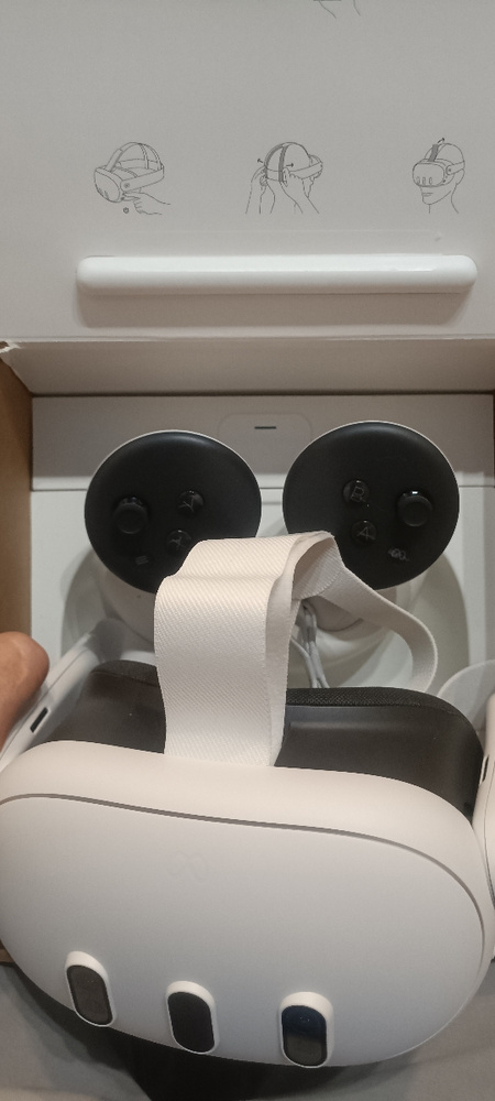 Meta Oculus Quest 3 512 ГБ виртуальной реальности VR3 Snapdragon XR2 ...