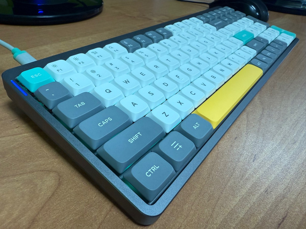 NuPhy Клавиатура беспроводная Air96 V2 Aloe Switch, (NuPhy Aloe Low ...