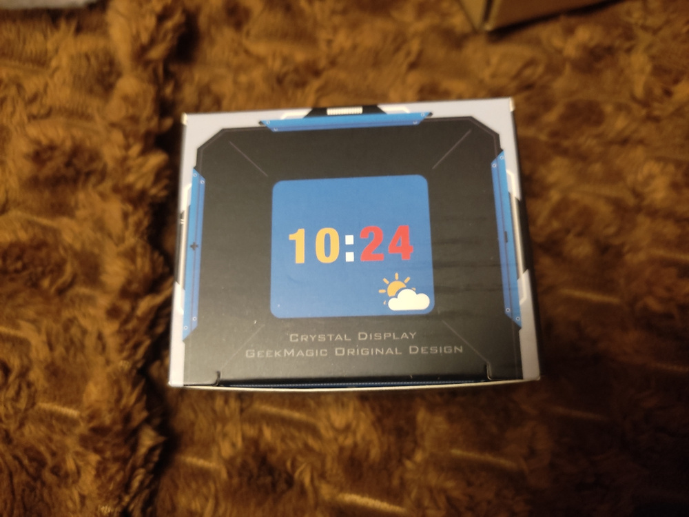 Cyber Cube, Голографический куб GeekMagic Mini WiF с настольными часами ...