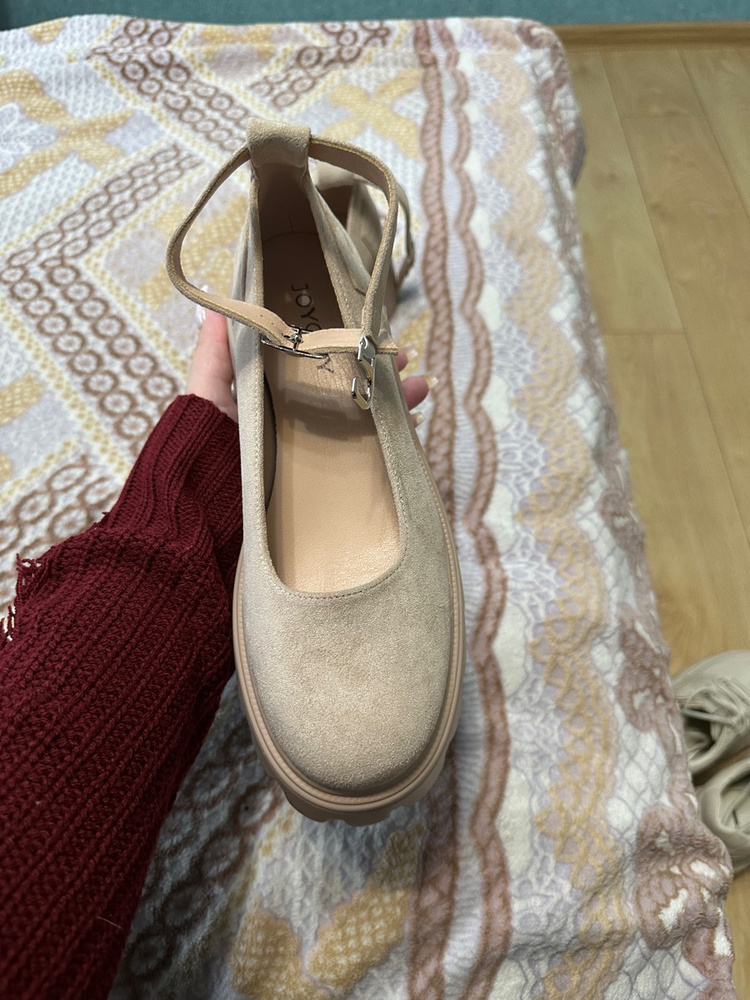 Туфли Женский JOYCITY Искусственная кожа, размер 40 Платформа F Мэри Джейн Россия Пряжка ...