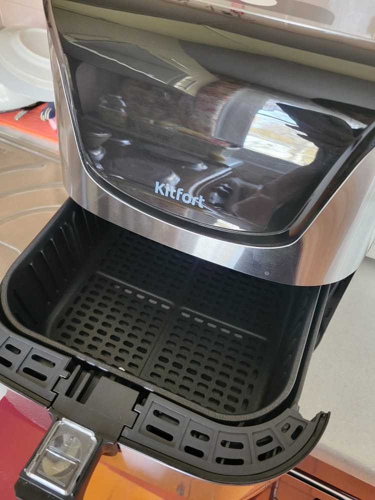 Kitfort Аэрогриль КТ-2232, серый металлик купить на OZON по низкой цене (464119976)