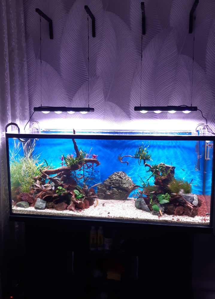 Week aqua Z400 PRO120W Planted Aquarium Light APP Control Светодиодная ...