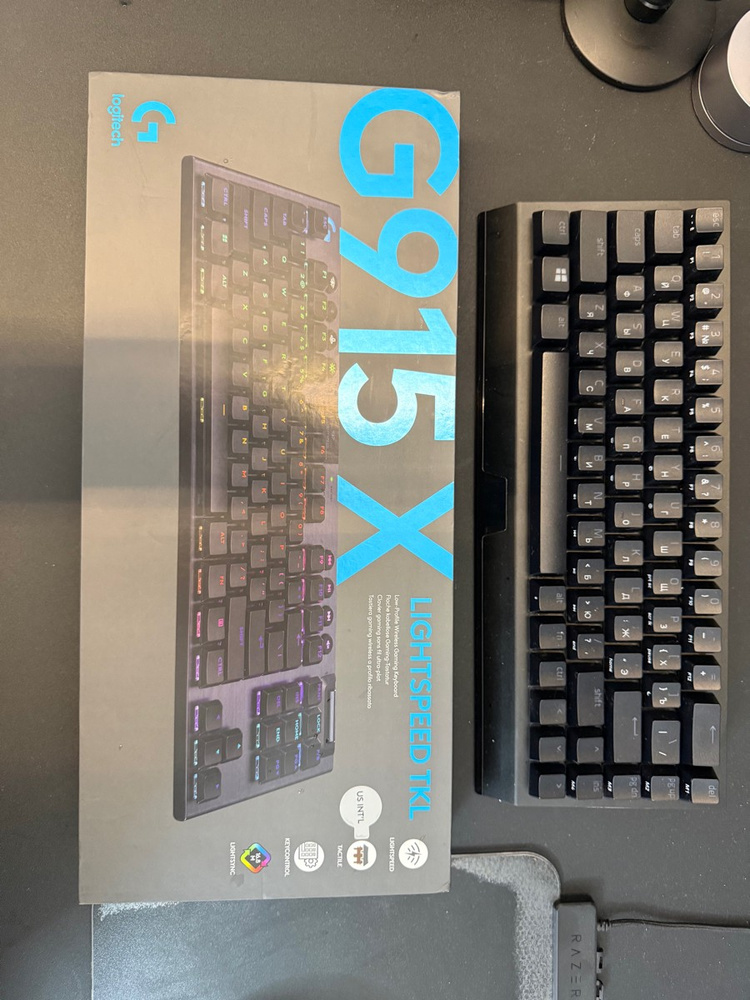 Logitech G G915 X LIGHTSPEED TKL Blue switch Беспроводная механическая ...