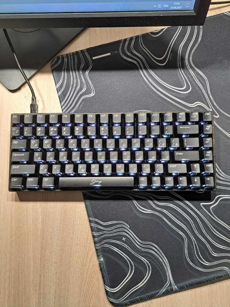 WLMOUSE YING 75 Клавиатура из кованого углеродного волокна, Shadow Switch (TTC), Белая купить на ...