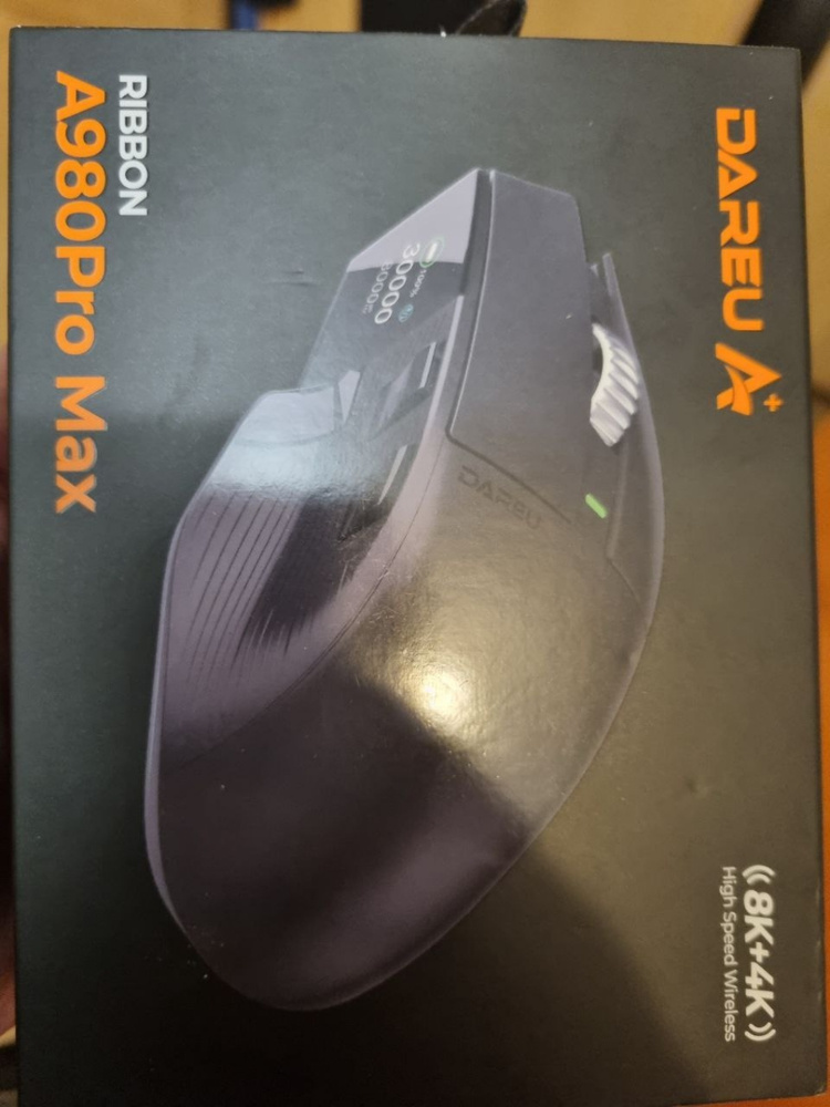 Игровая мышь беспроводная DAREU беспроводная A950-AIR-8K , белый, серый металлик купить c ...