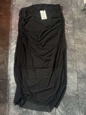 Юбка Женский nice&easy черный Полиэстер, Эластан, размер 46 Демисезон ...