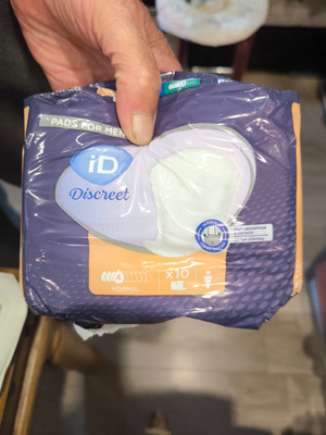 Урологические прокладки для мужчин iD Discreet for men Extra plus 10 шт ...