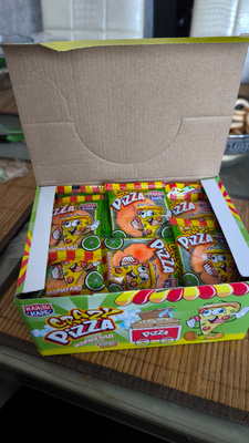 Жевательный мармелад CRAZY GUMMY STICK трубочки ассорти без посыпки, 602 гр, Канди Клаб Yummy ...