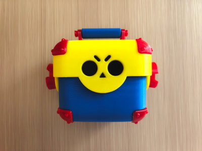 Контейнер для хранения Brawl Stars Mega Box, 3D игрушка из PETG, 9,8 см ...