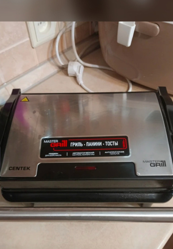 Мини-гриль электрический Centek CT-1448 для приготовления горячих блюд, сэндвичей и вафель, 800 ...