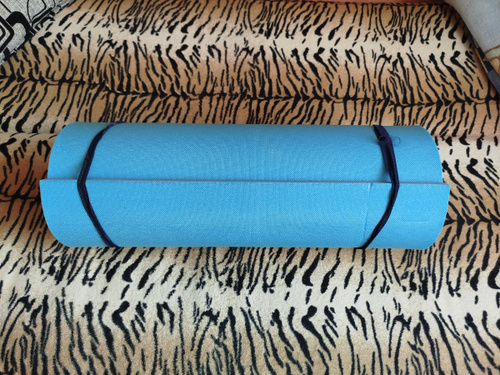 Коврик туристический толстый Camping 16 / ISOLON / 180х60 см. Теплый, походный, армейский, дно в ...