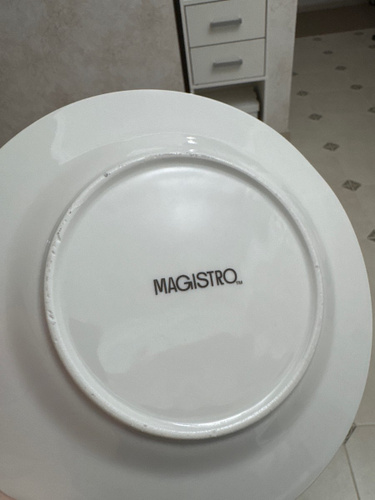 Набор тарелок Magistro, Фарфор, диаметр 26.5 см купить c доставкой на OZON по низкой цене ...