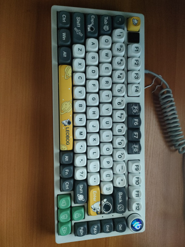 LEOBOG Игровая клавиатура проводная Hi75, Astronaut, Block V2 Switches ...