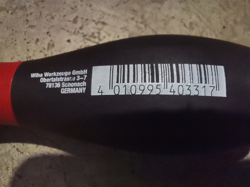 Отвертка с держателем для бит SoftFinish CentroFix 1/4" x 38 мм, с ...