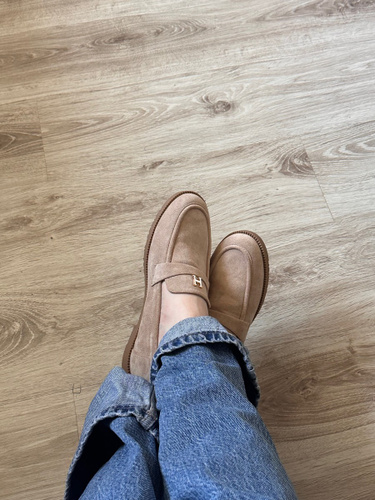 Лоферы Женский JOYCITY бежевый, размер 41 Лето F Россия Аппликация купить c доставкой на OZON по ...