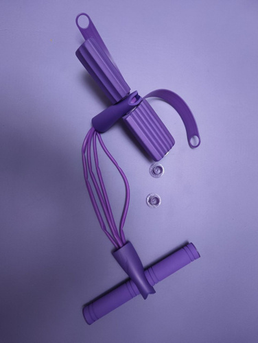 Тренажер для фитнеса эспандер с ручками и упорами для ног купить C доставкой на Ozon по низкой