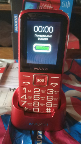 Телефон кнопочный для пожилых с большими кнопками Maxvi B21ds up купить на OZON по низкой цене ...