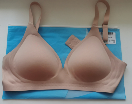 Бюстгальтер Женский Smelee без косточек, бесшовный, размер 70C, 75A черный Полиамид, Эластан ...