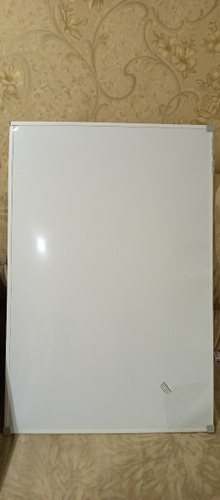 Доска магнитная маркерная на стену Attache, для рисования, 60x90 см пластиковая рама купить на ...