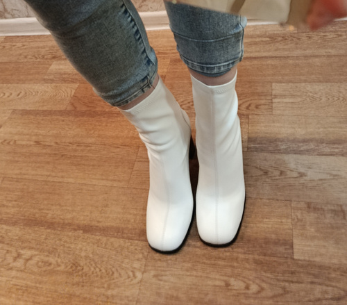 Ботильоны Женский Obba белый, размер 38 Демисезон F Толстый каблук Италия купить c доставкой на ...