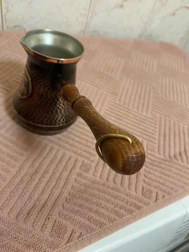 Турка для кофе медная 160 мл, JEZVA COFFEE Армянская джезва цельная, коллекция "Винтаж" купить ...
