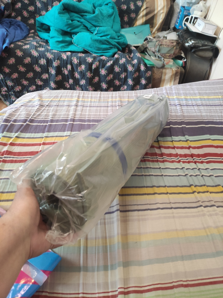 Коврик туристический Camping 8 / ISOLON / 180х60 см. Плотный, походный, армейский, для охоты и ...