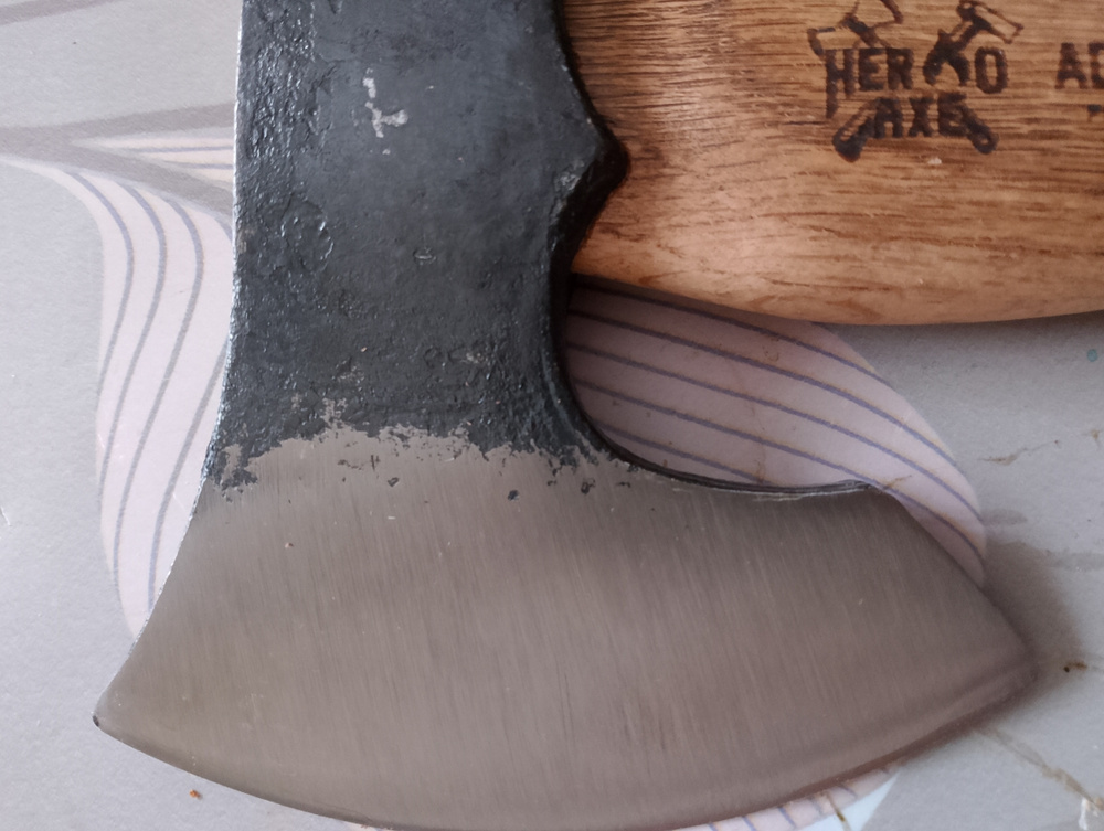 118 отзыв на Топор для раскалывания древесины из 65 марганцевой стали, лезвие 12 см, ручка 35 см ...