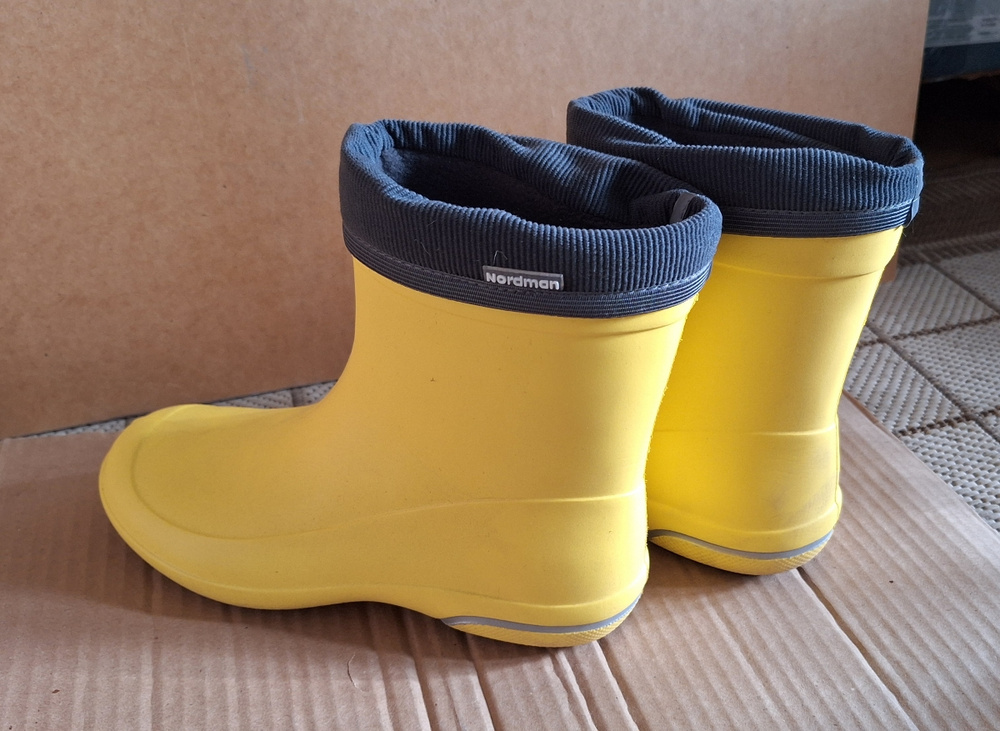 Сапоги резиновые Женский Nordman 5 коричневый EVA Россия Без застёжки Демисезон Рельефный ...