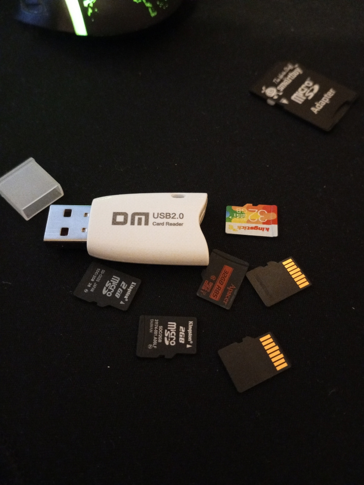 Картридер DM USB 2,0 - Micro SD переходник для флешкарт купить на OZON по низкой цене (1573101392)
