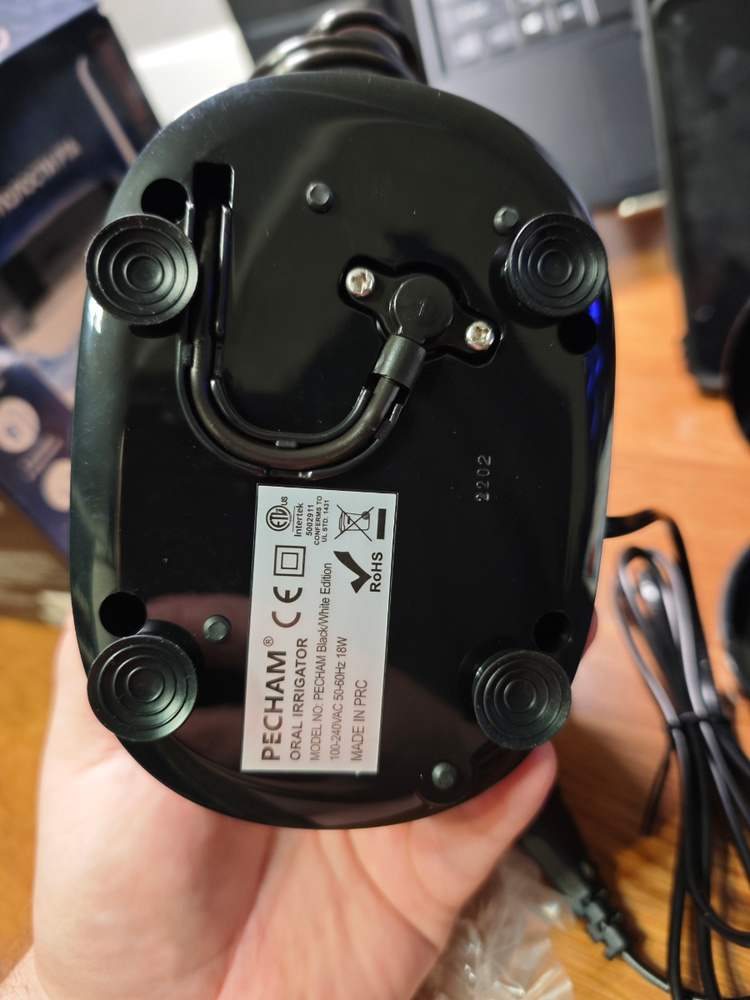 Ирригатор для полости рта стационарный PECHAM Professional PC-070, черный медицинский семейный ...