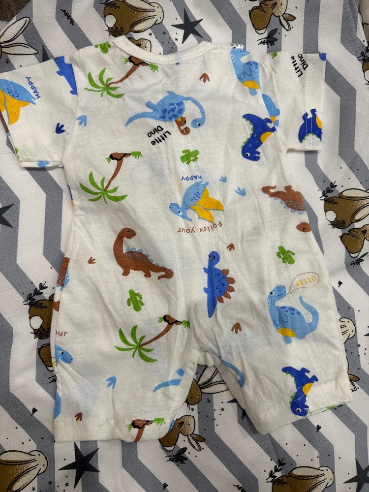 Кардиган для малышей Девочки, Мальчики BCATON, размер 66 Хлопок Анималистический средне-серый ...