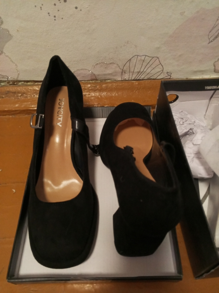 Туфли Женский JOYCITY Искусственная кожа, размер 39 Каблук + платформа F Мэри Джейн Россия ...