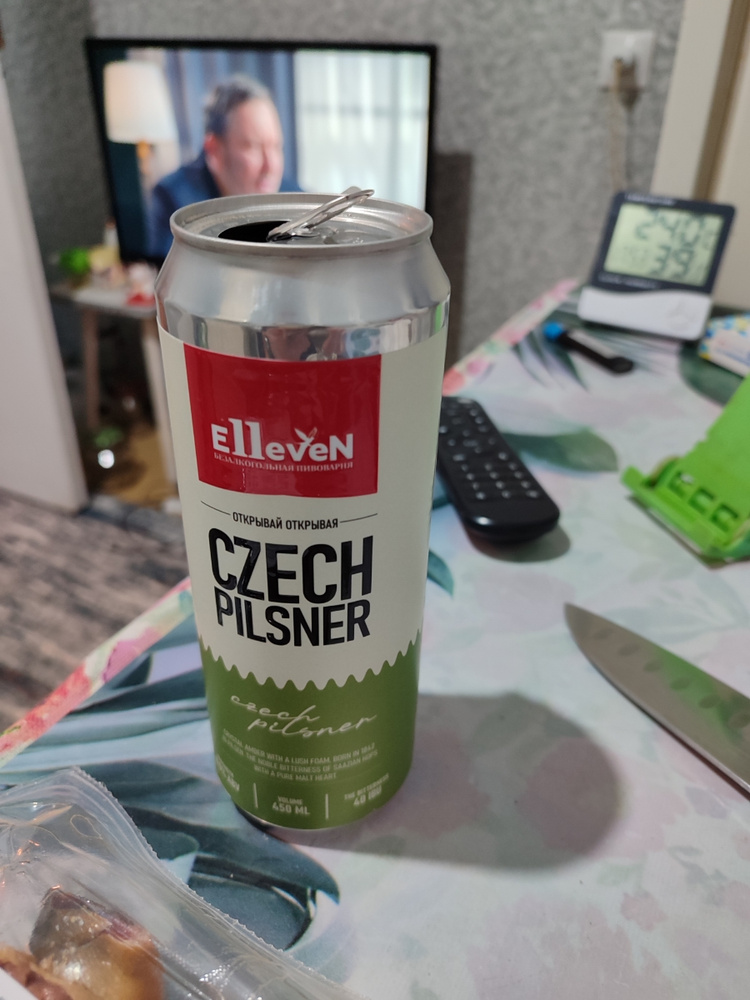 5 отзыв на Пиво безалкогольное Эллевен Чешский Пилснер / Elleven Czech ...